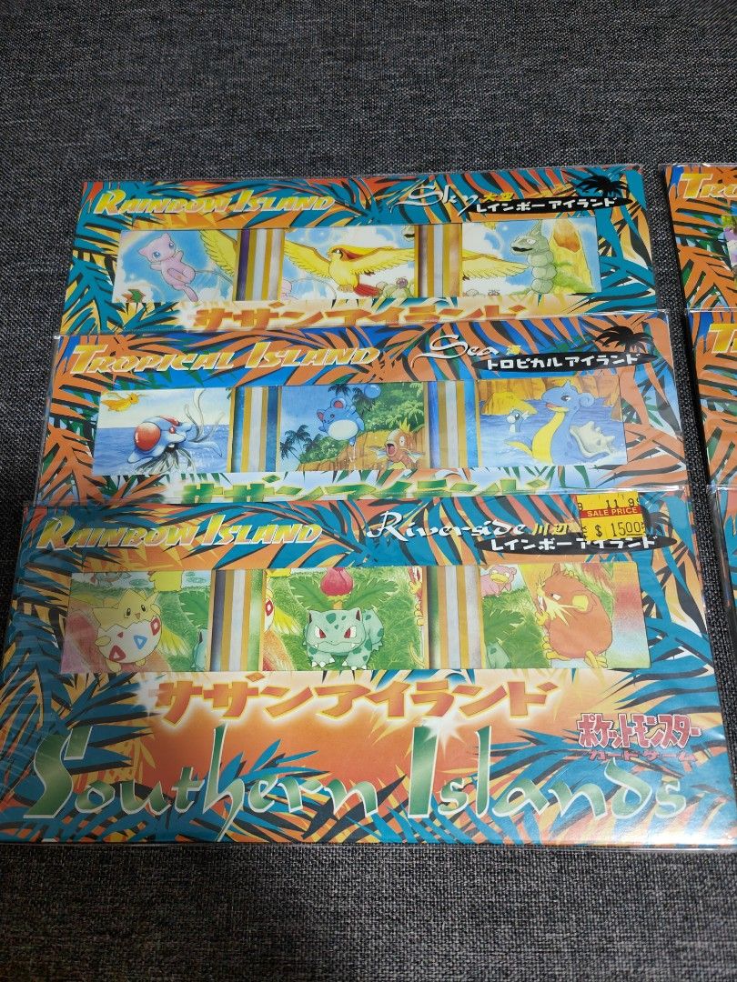 Southern island pokemon collection complete Japanese postcard set ...