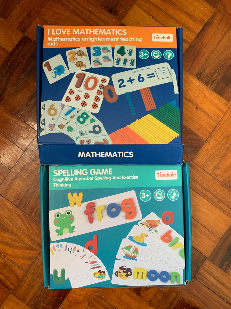 Spelling and math games, Hobbies & Toys, Toys & Games on Carousell