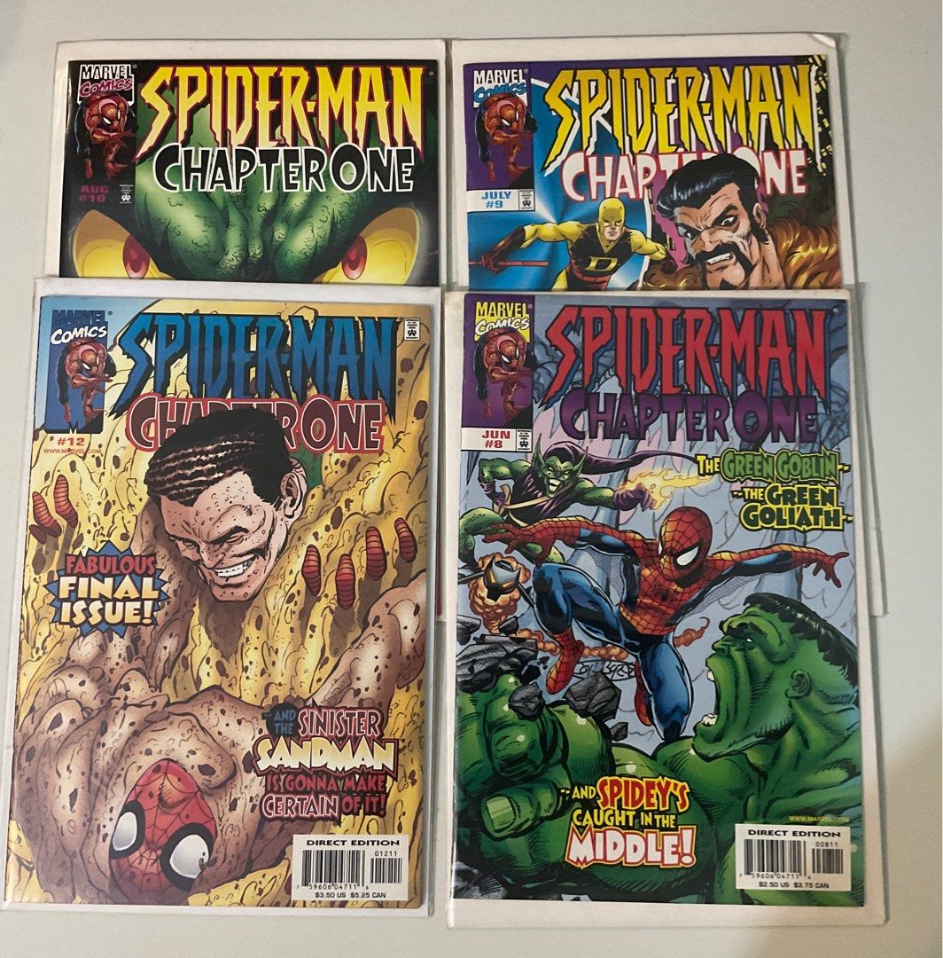 Spider-man chapter One #1-6, #8-10, 12, Hobbies & Toys, Books ...