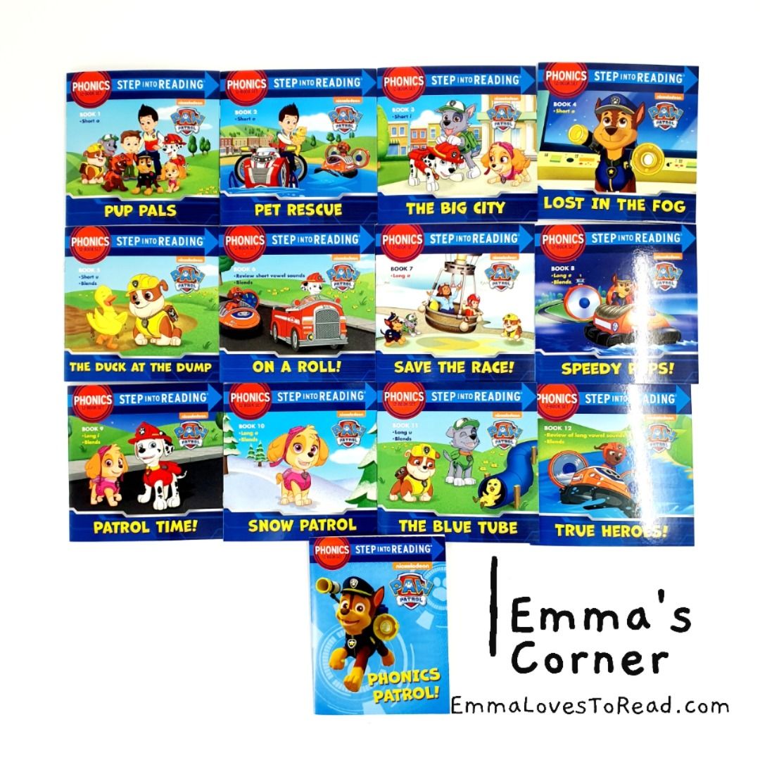 Step into Reading Phonics Series: Phonics Patrol! by PAW Patrol Book ...