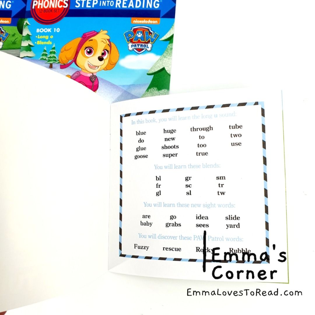 Step into Reading Phonics Series: Phonics Patrol! by PAW Patrol Book ...