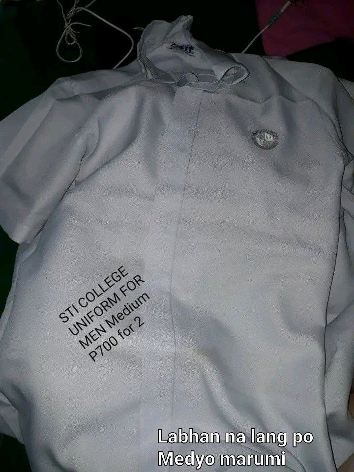 STI College Uniform for men, Men's Fashion, Tops & Sets, Formal Shirts ...