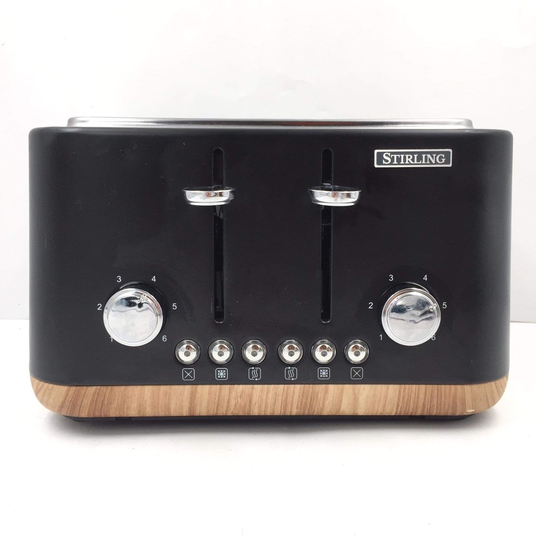 STIRLING 4-Slice Toaster Designer Edition, TV & Home Appliances ...