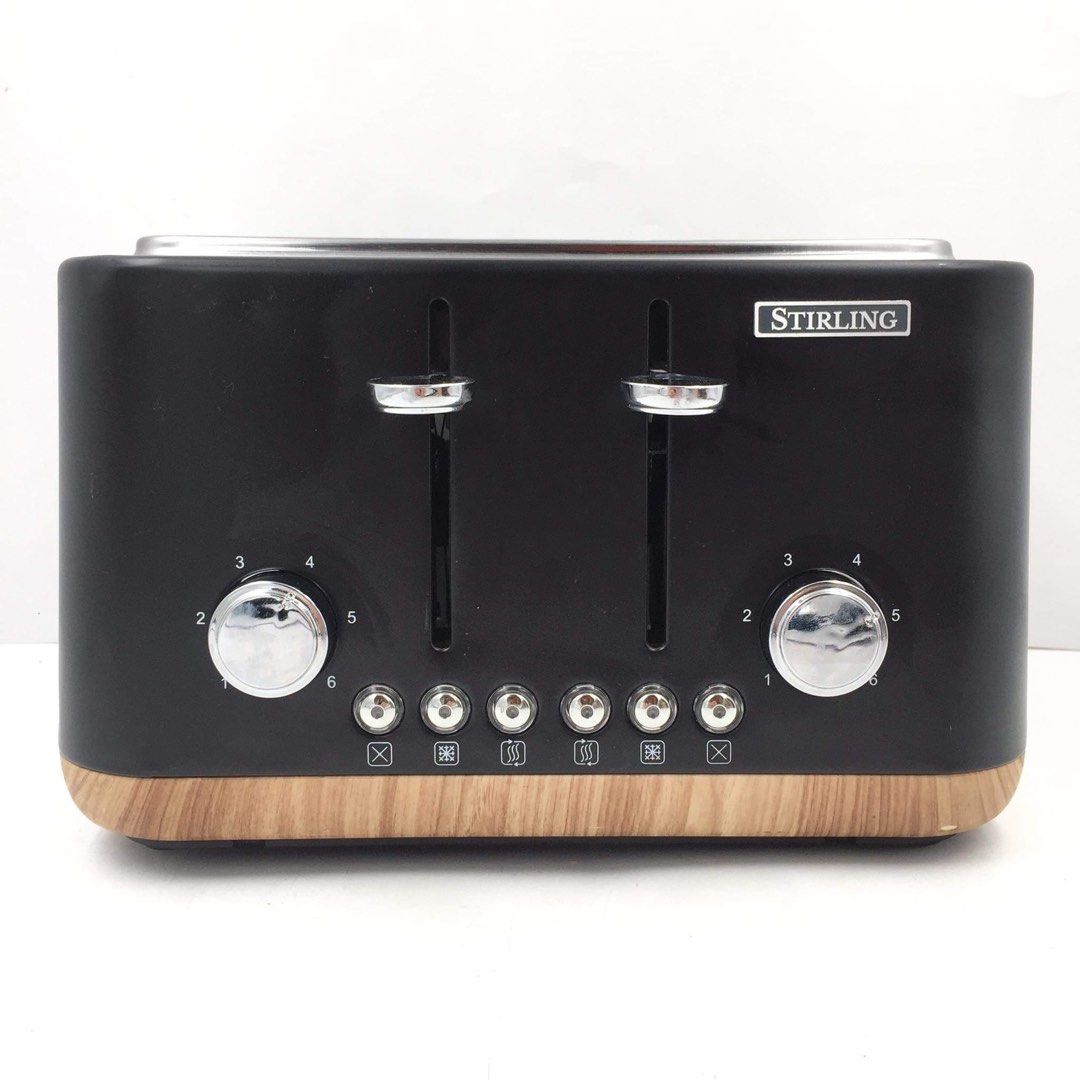 STIRLING 4-Slice Toaster Designer Edition, TV & Home Appliances ...