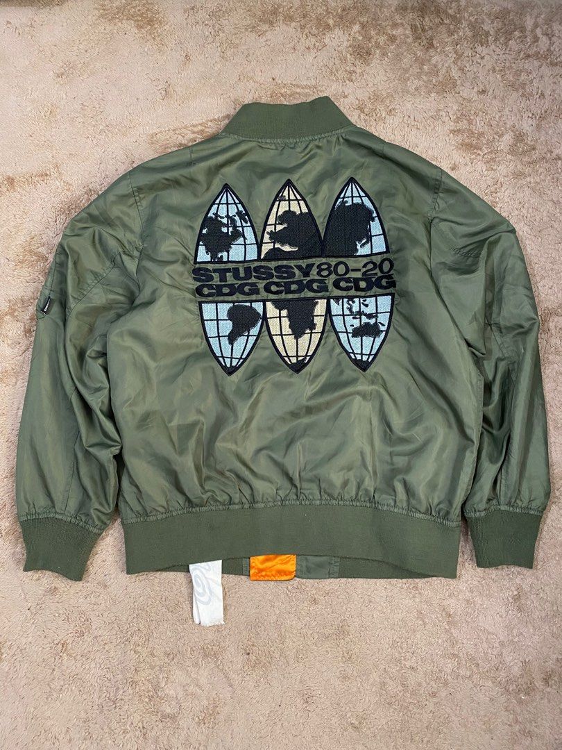 Stussy - CDG - MA1 - Bomber Jacket on Carousell