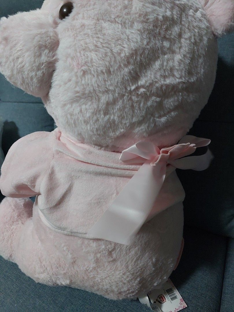 [SUPER BIG 50CM] Authentic Disney cherry blossom pink floral series WINNIE THE POOH soft toy ...