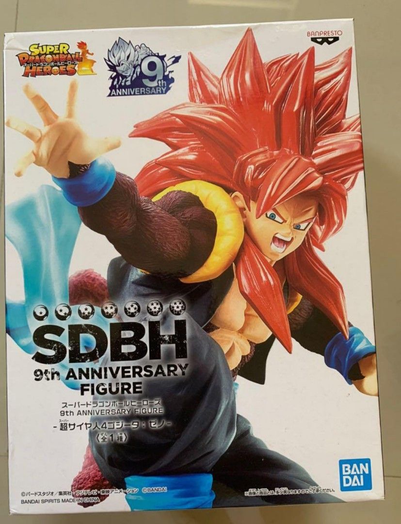 Super Dragon Ball Heroes SDBH 9th Anniversary SS4 Gogeta, Hobbies & Toys, Toys & Games on Carousell