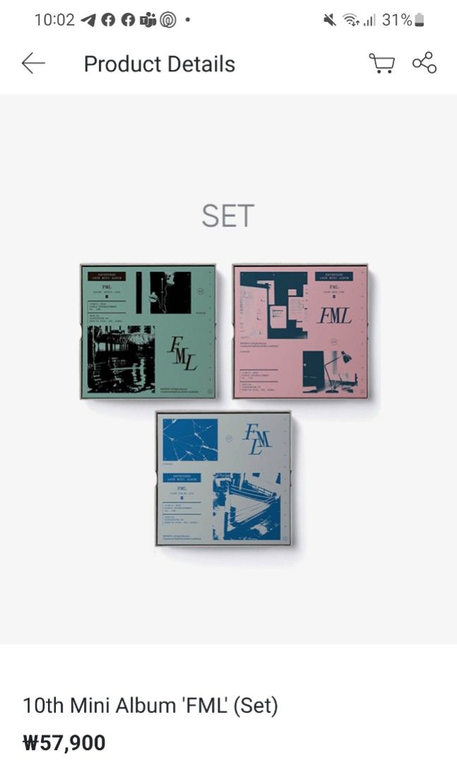 svt fml standard albums, Hobbies & Toys, Memorabilia & Collectibles, K ...