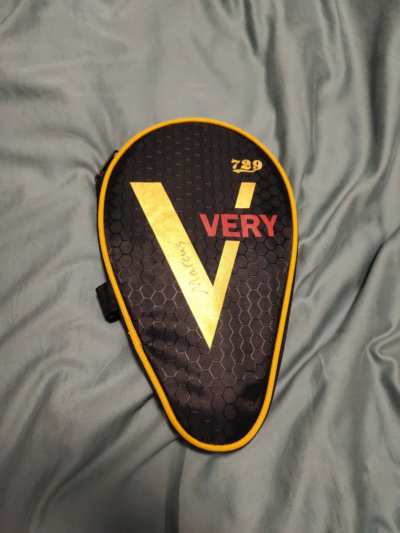 Table Tennis Racket+cover, Sports Equipment, Sports & Games, Racket ...