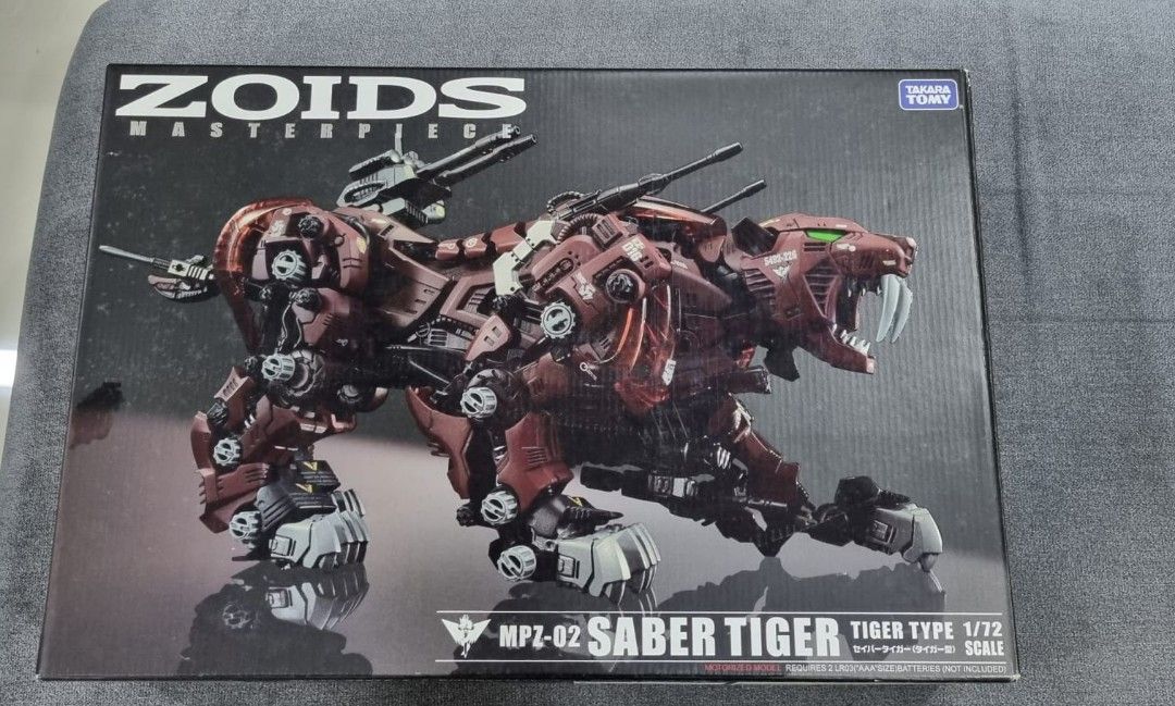 Takaratomy Masterpiece zoids MPZ-02 Saber Tiger MISB, Hobbies & Toys ...