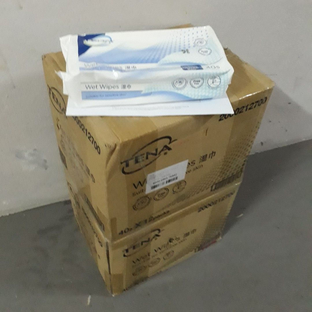 Tena wet wipes tissue clean wipes, Babies & Kids, Maternity Care on ...