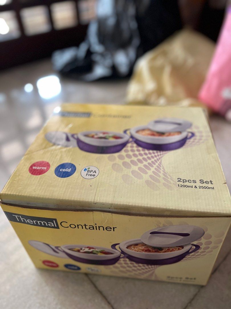 Thermal containers, Furniture & Home Living, Kitchenware & Tableware, Food Organisation ...