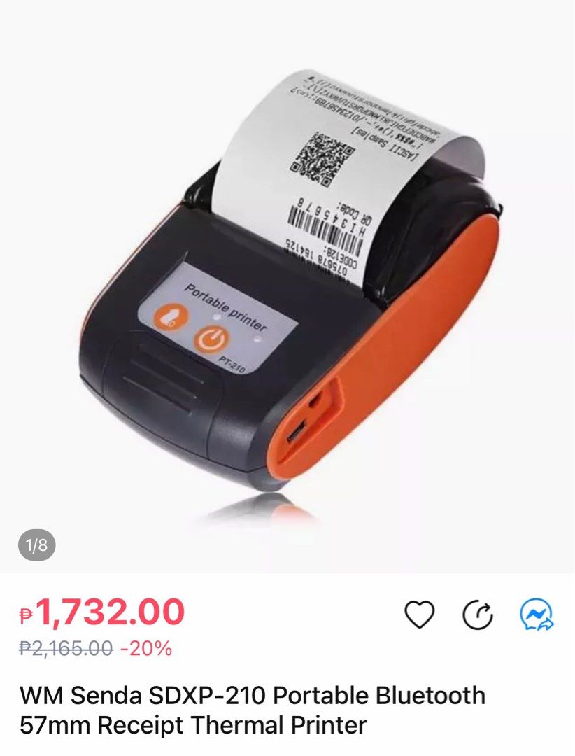 THERMAL PORTABLE PRINTER, Computers & Tech, Office & Business ...