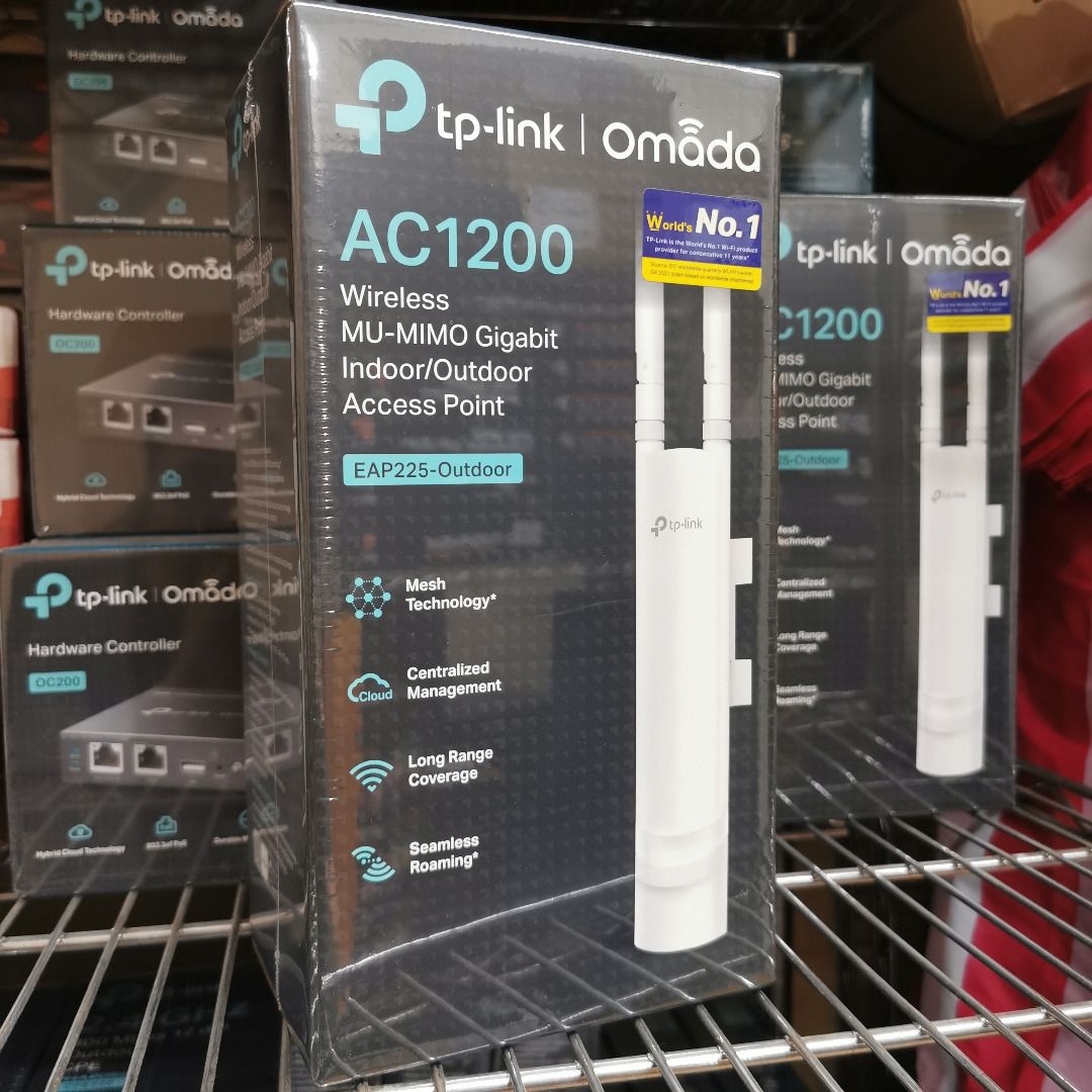 TP-Link Omada EAP225-Outdoor AC1200 Mbps Wireless MU-MIMO Gigabit ...