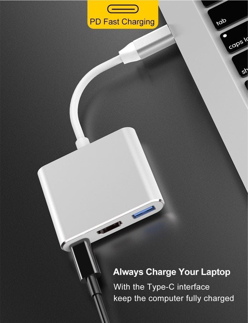 USB-C DIGITAL AV MULTIPORT ADAPTER, 電腦＆科技, 電腦周邊及配件, 電腦線、轉接線及轉換器 - Carousell
