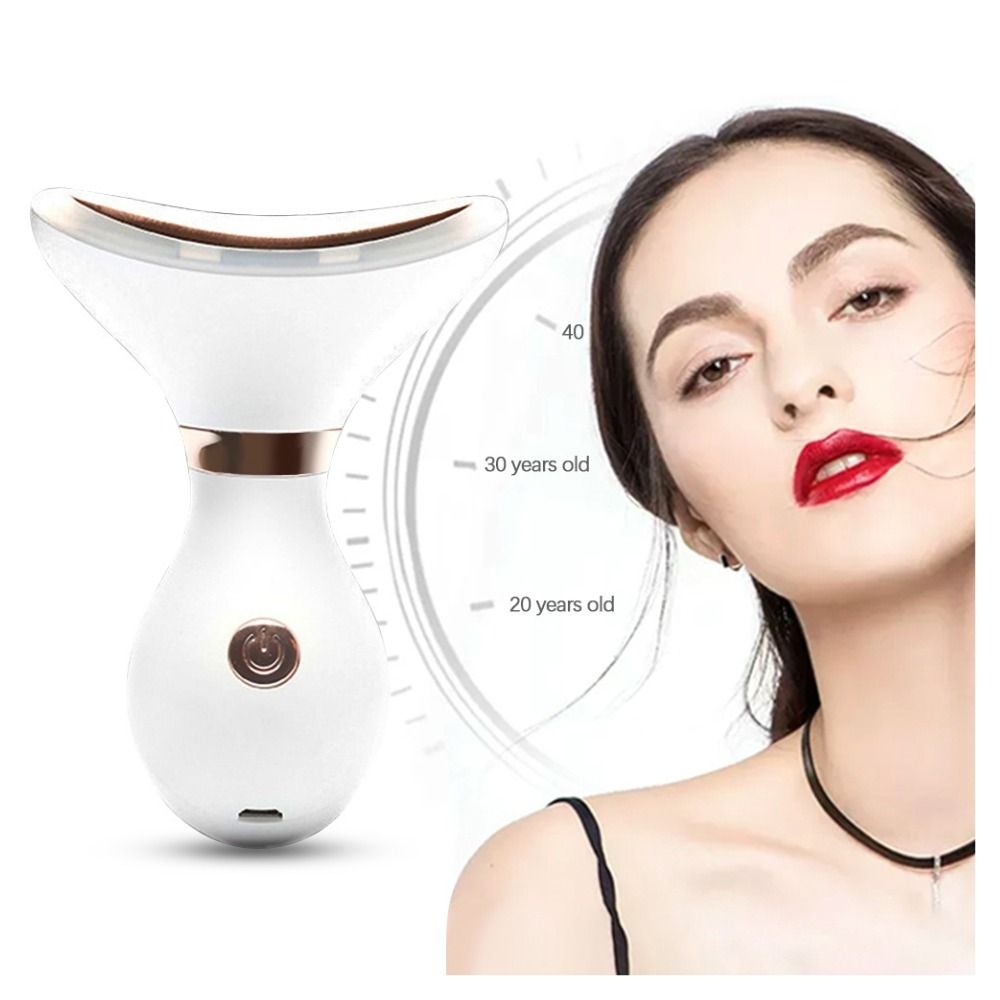 V Shaped Facial Lifting Device Protable LED Photon Therapy Facial Neck ...