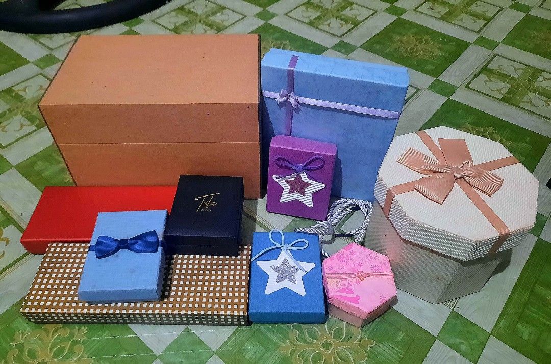Various boxes for crafts and gifts, Hobbies & Toys, Stationary & Craft ...