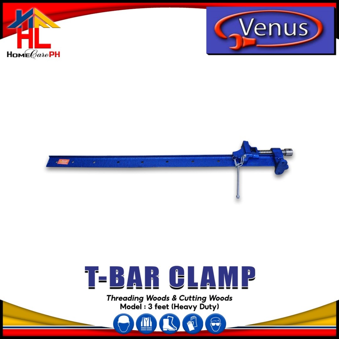 Venus T-Bar Clamp 3ft/4ft/5ft/6ft, Commercial & Industrial, Industrial Equipment on Carousell