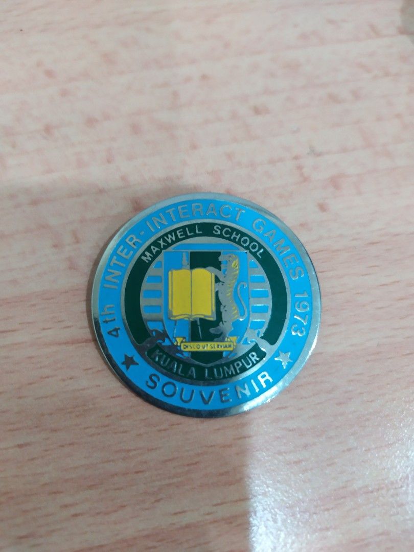 Vintage 1973 Maxwell School Kuala Lumpur 4th Inter-Interact Games ...