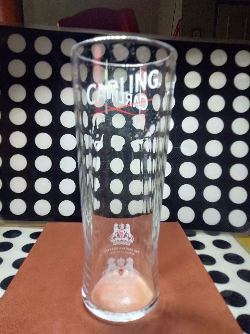 Vintage Carling Beer Glass From England on Carousell