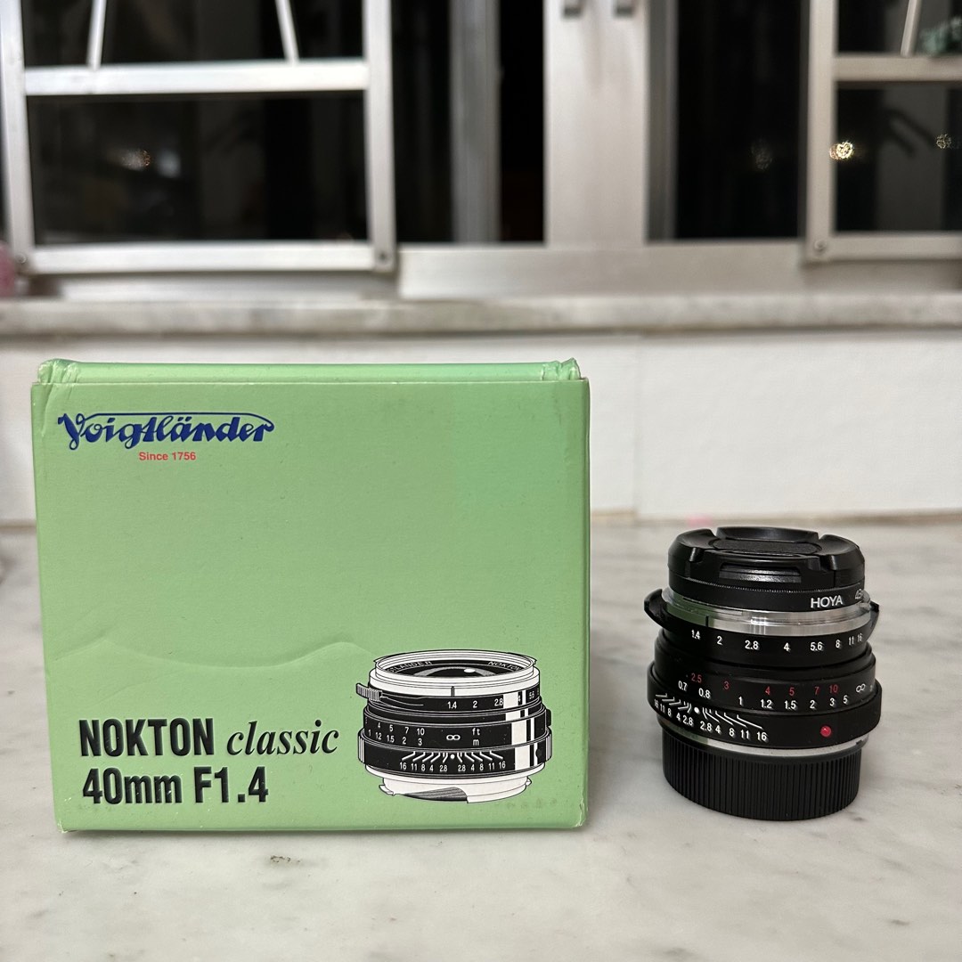 Voigtlander nokton classic 40mm f1.4 VM mount, 攝影器材, 鏡頭及裝備 - Carousell