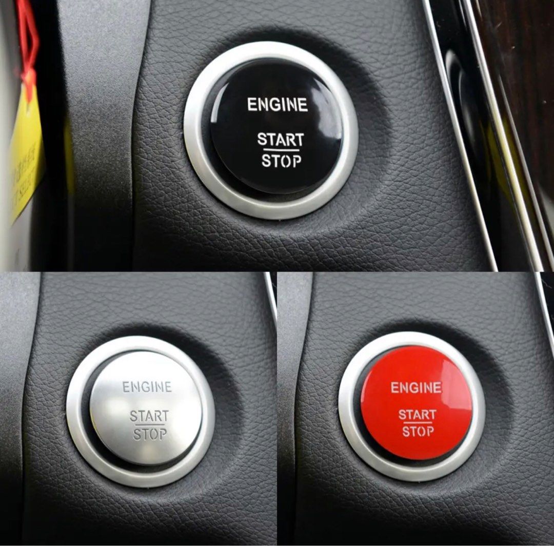 W205 Car Keyless Go Start Stop Push Button Engine Ignition Switch For ...