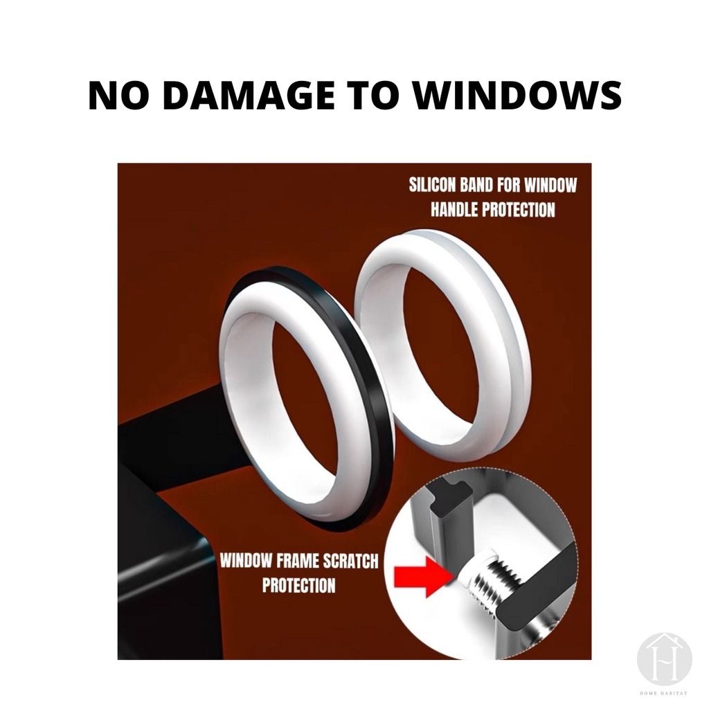 Window Fixed Restrictor No Drilling Child Safety NT0772, Furniture ...