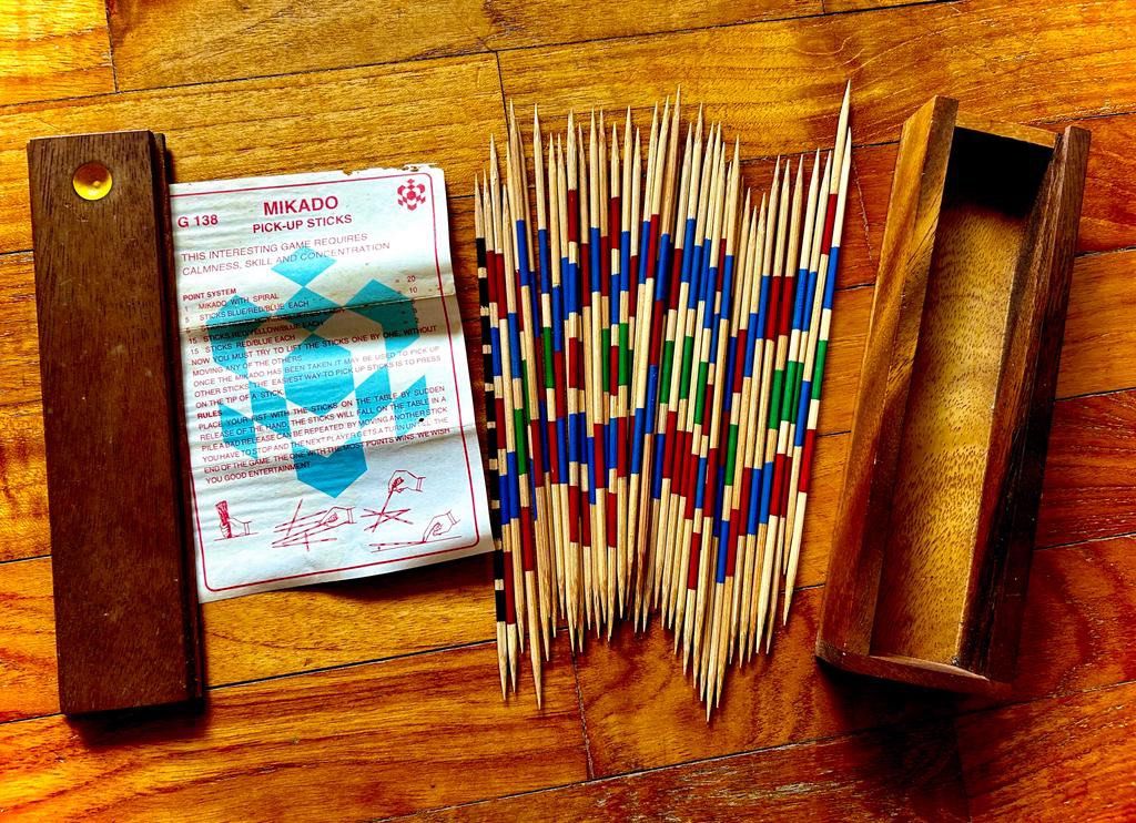 Wood Jenga / Pickup Sticks game set, Hobbies & Toys, Toys & Games on ...