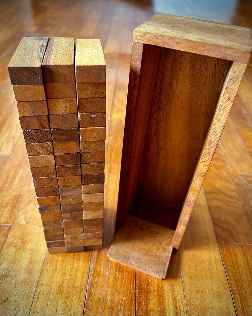 Wood Jenga / Pickup Sticks game set, Hobbies & Toys, Toys & Games on ...