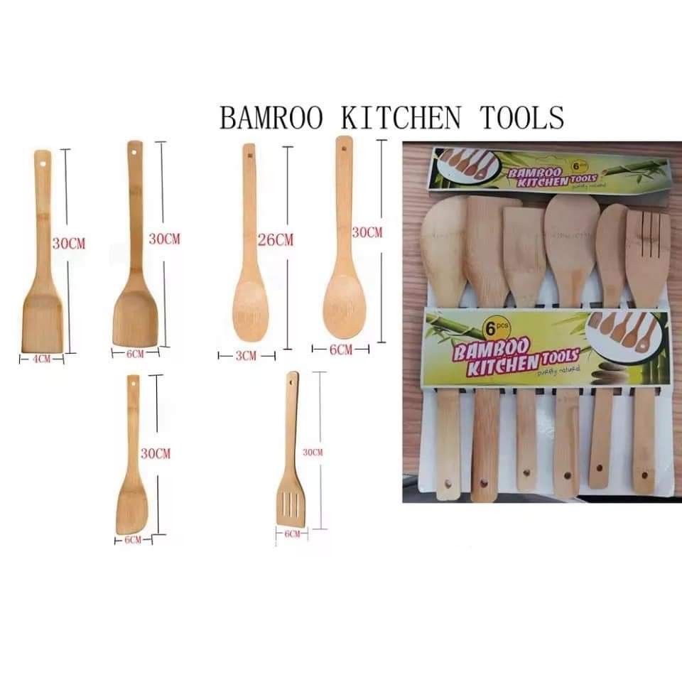 Wooden laddle set on Carousell