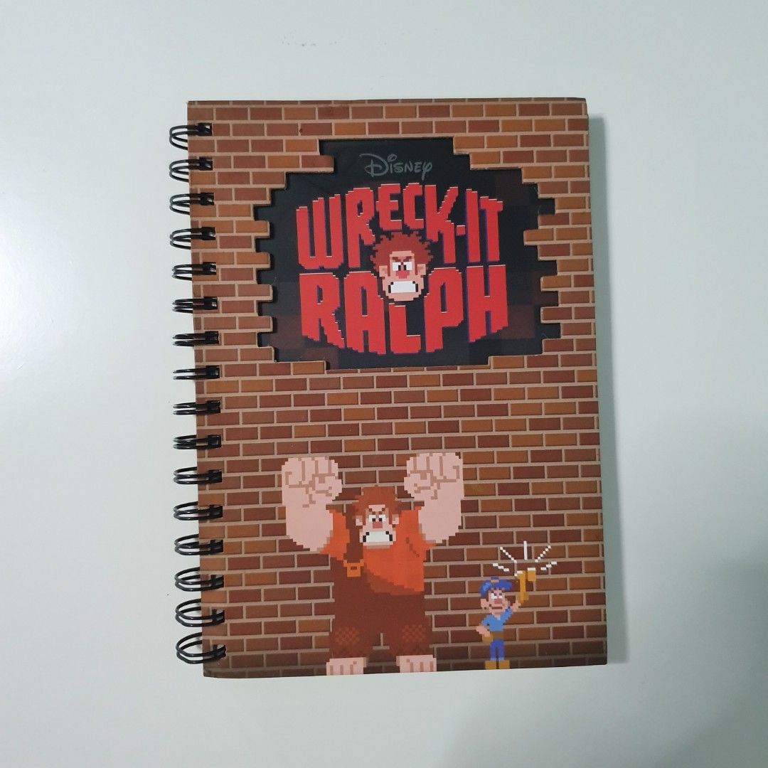 Wreck-It Ralph Movie Premium A5 Binder Notebook, Hobbies & Toys ...
