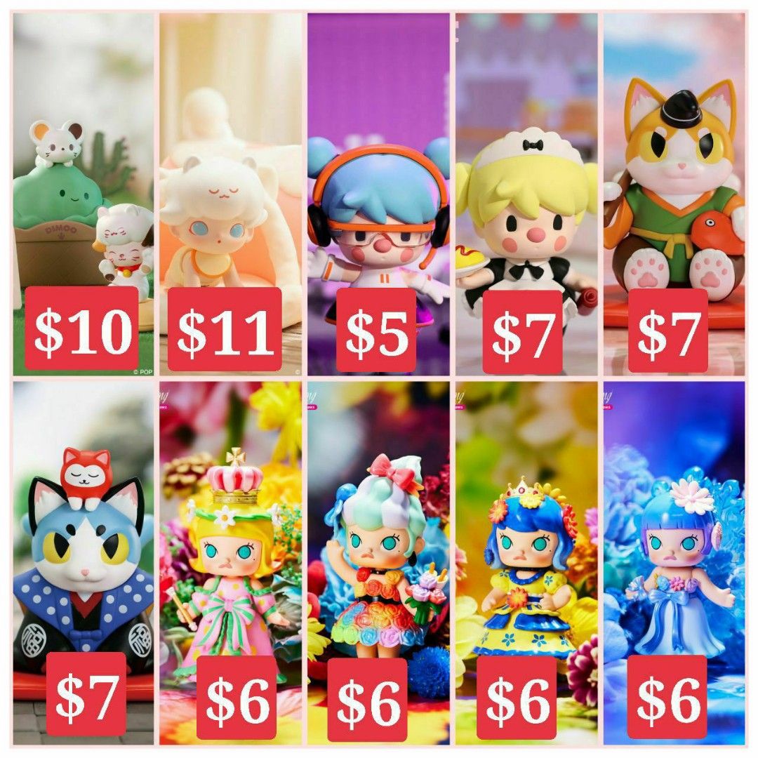 WTS: Popmart Conjuring Dimoo Aquarium Jurassic Flapjacks Skullpanda ...