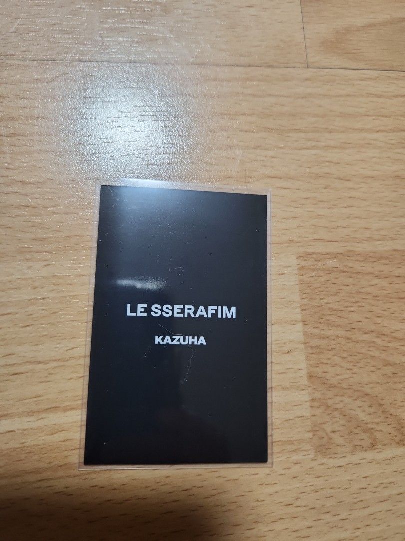 WTS/LFB LESSERAFIM LE SSERAFIM Kazuha Fearless Debut Showcase photocard ...