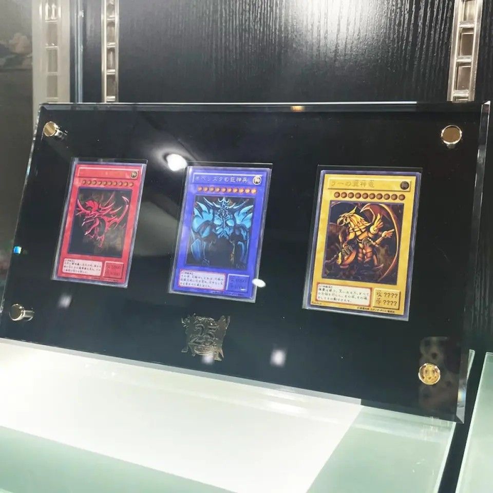 Yugioh 25th Anniversary God Cards Plaque Collectible Slifer Obelisk Ra ...