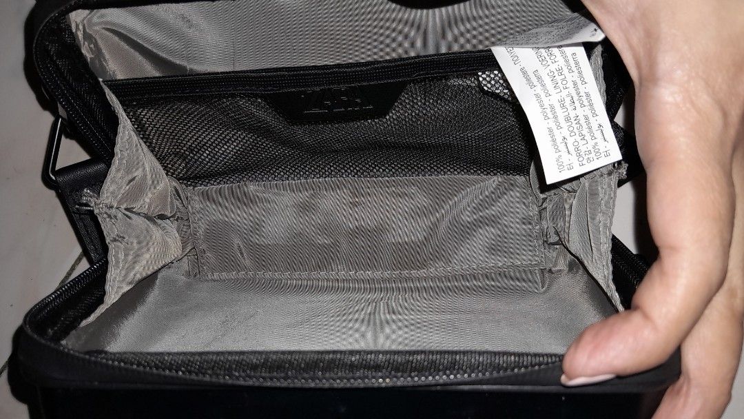 Zara hard case crossbody bag on Carousell