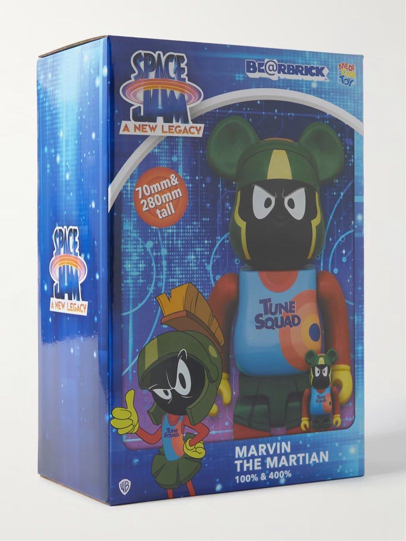 100% and 400% marvin the martian be@rbrick set for steal., Hobbies ...