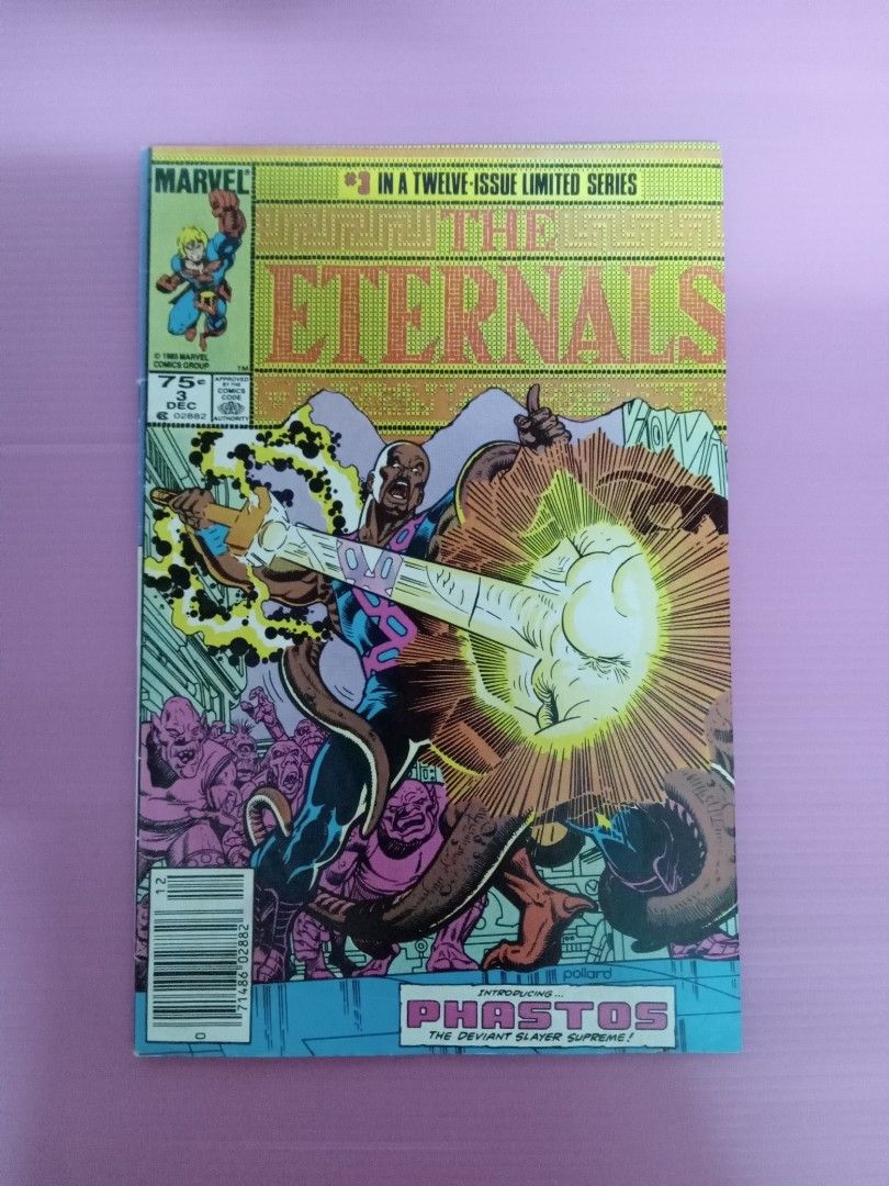 1st cover & full app Phastos ( Eternals ) Eternals #3 ( Keith Pollard ...