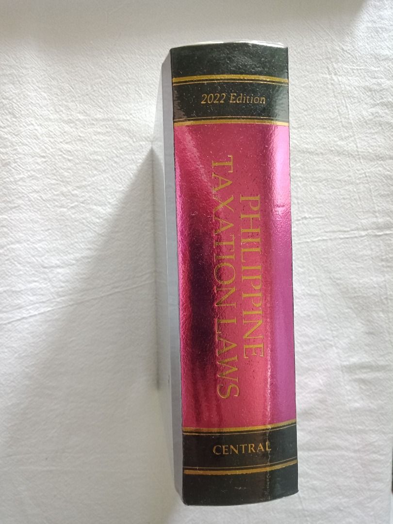 [ RUSH ] 2022 Central CODAL Philippine Taxation Law, Hobbies & Toys ...