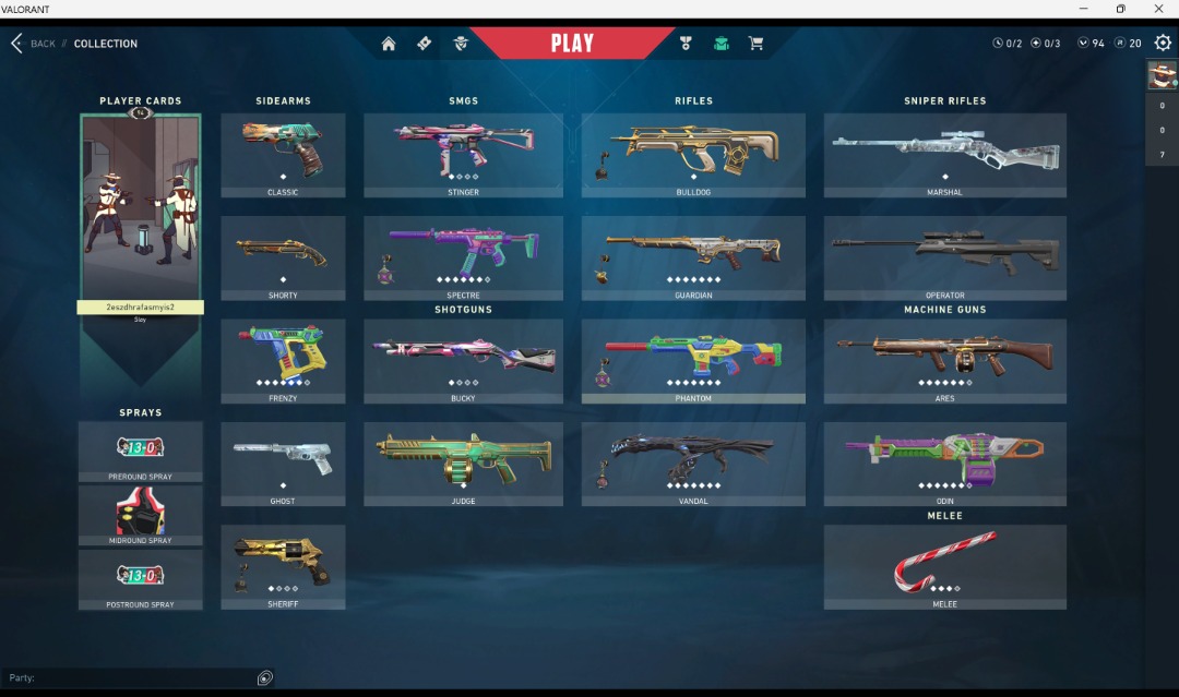 2 Knives 16 VP Skins Cheap Valorant Account with BlastX and ...