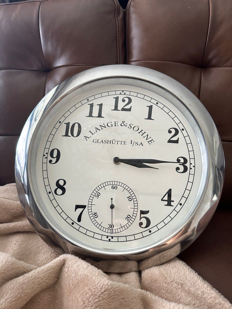 A Lange & Sohne wall clock, Furniture & Home Living, Home Decor, Clocks ...