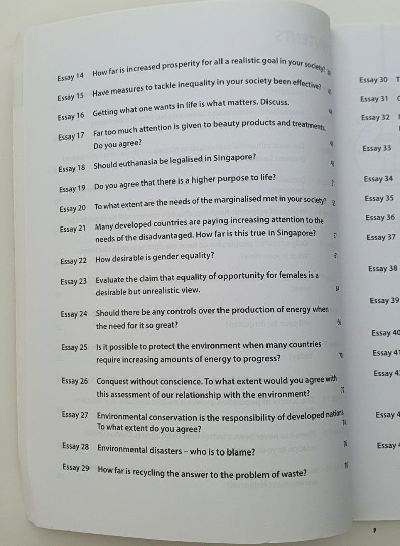 A level General Paper model essays, Hobbies & Toys, Books & Magazines ...