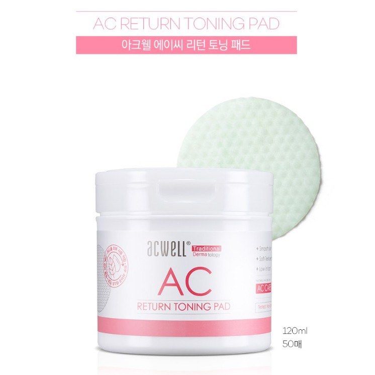 ACWELL RETURN TONING PAD, Beauty & Personal Care, Face, Face Care on ...