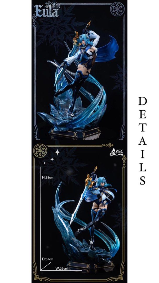 Acy Studio - Genshin Impact Eula, Hobbies & Toys, Toys & Games on Carousell