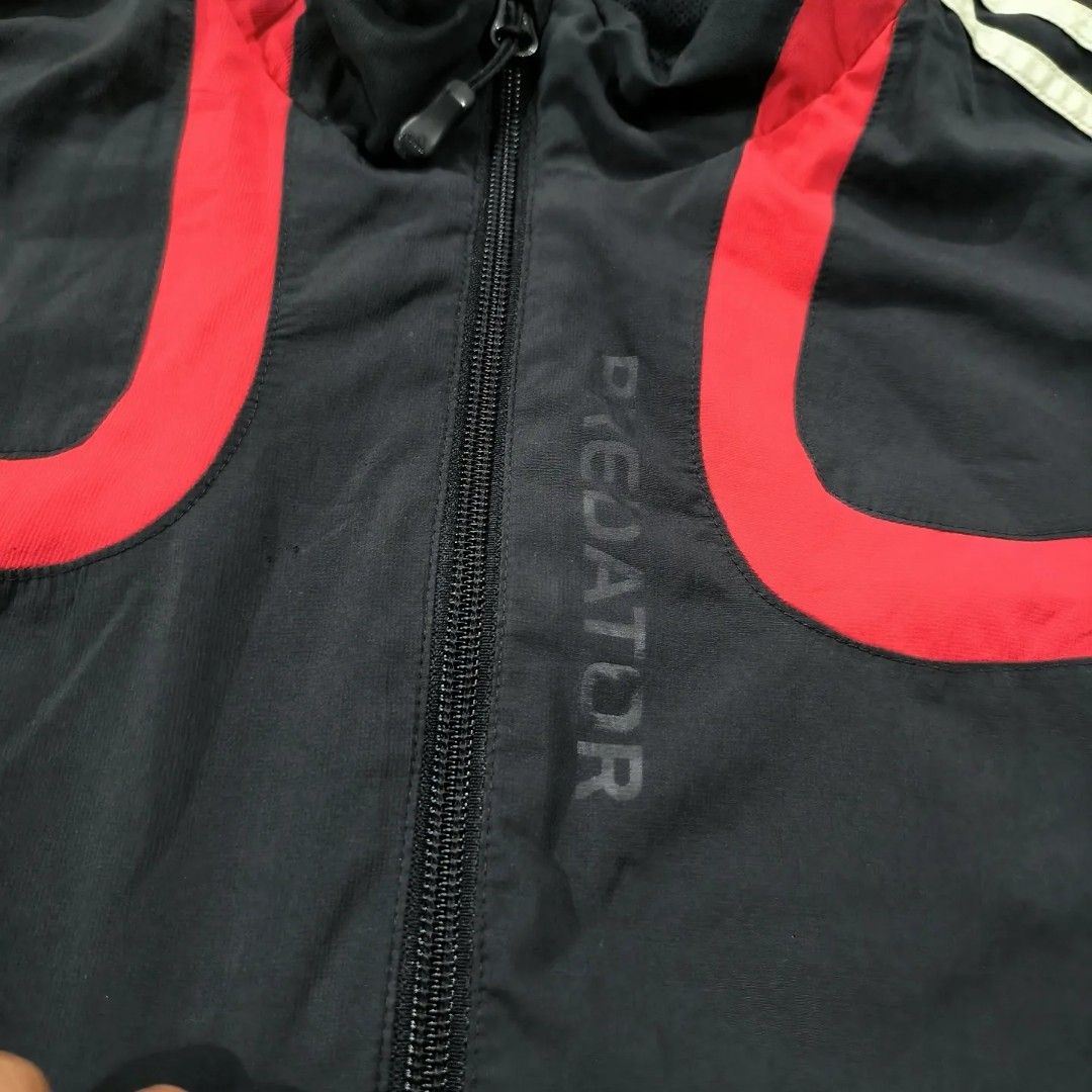 ADIDAS PREDATOR JACKET ORIGINAL, Fesyen Pria, Pakaian , Baju Luaran di ...