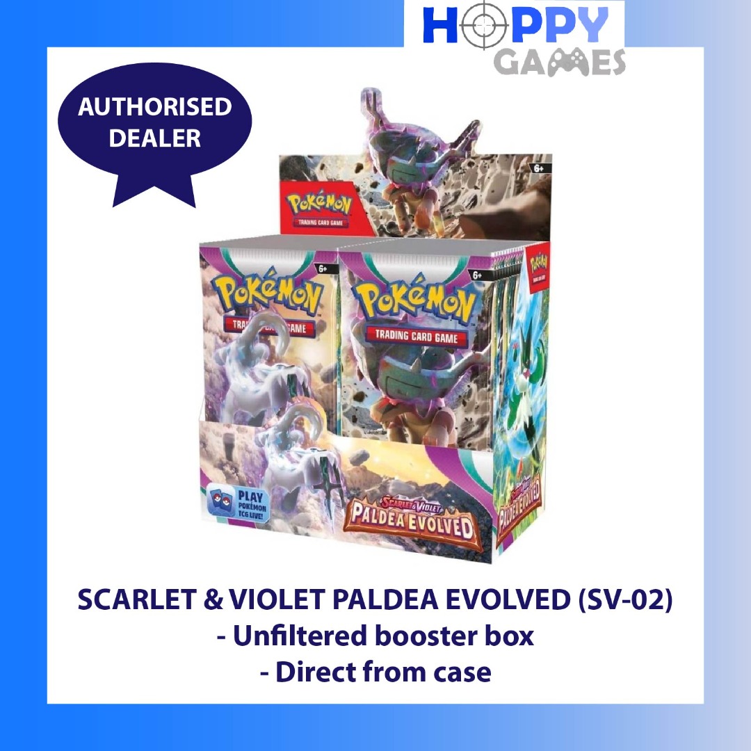 READY STOCK! Pokemon TCG SV02 Scarlet Violet Paldea Evolved Boosters ...