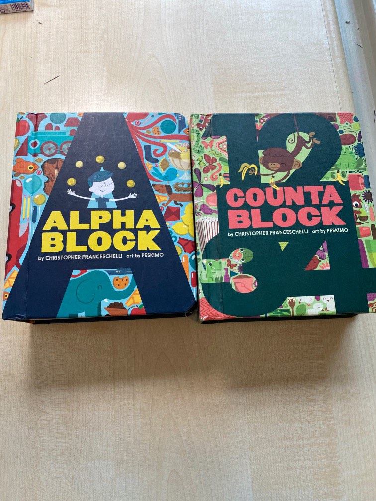 Alpha block & counta block, 興趣及遊戲, 書本 & 文具, 小說 & 故事書 - Carousell