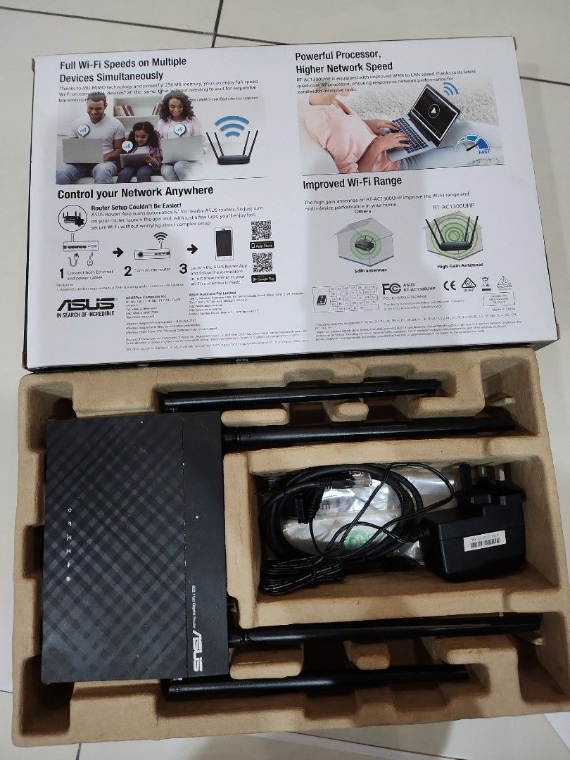 Asus Dual Band Gigabit Router Computers And Tech Parts And Accessories Networking On Carousell