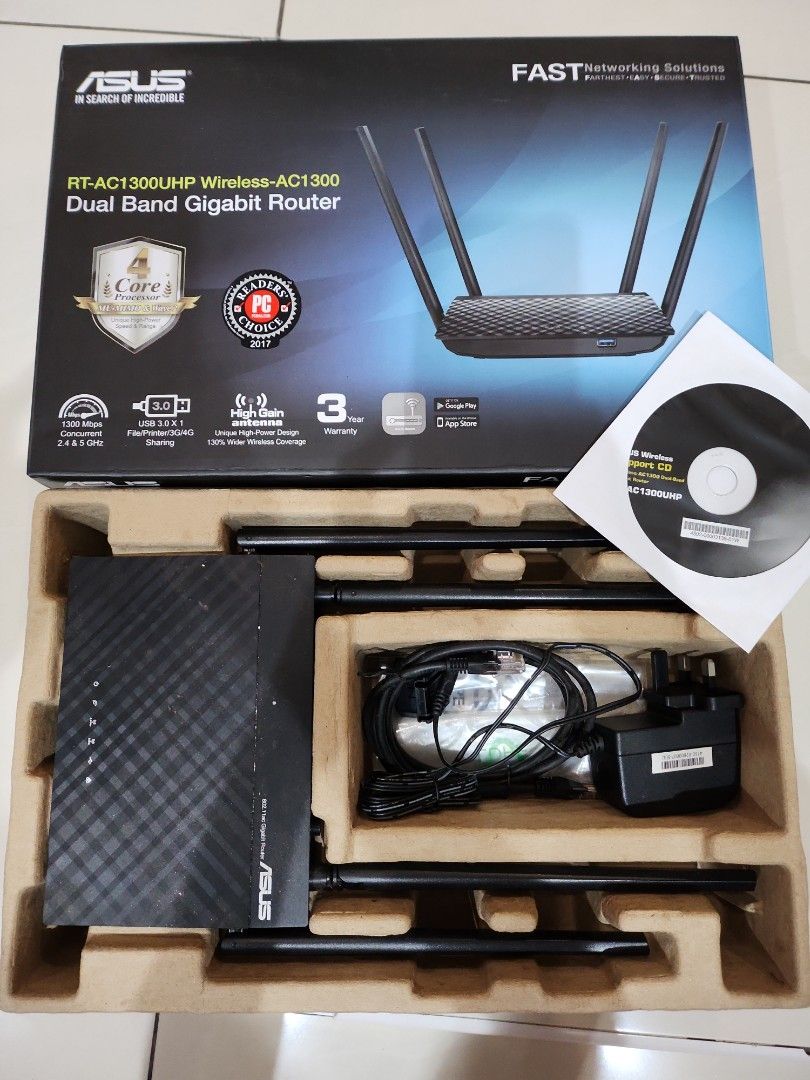 Asus Dual Band Gigabit Router Computers Tech Parts Accessories Networking On Carousell