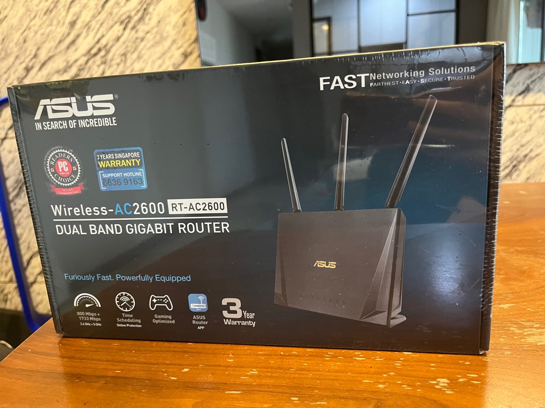 ASUS Dual Band Gigabit Router (Wireless-AC2600), Computers & Tech ...