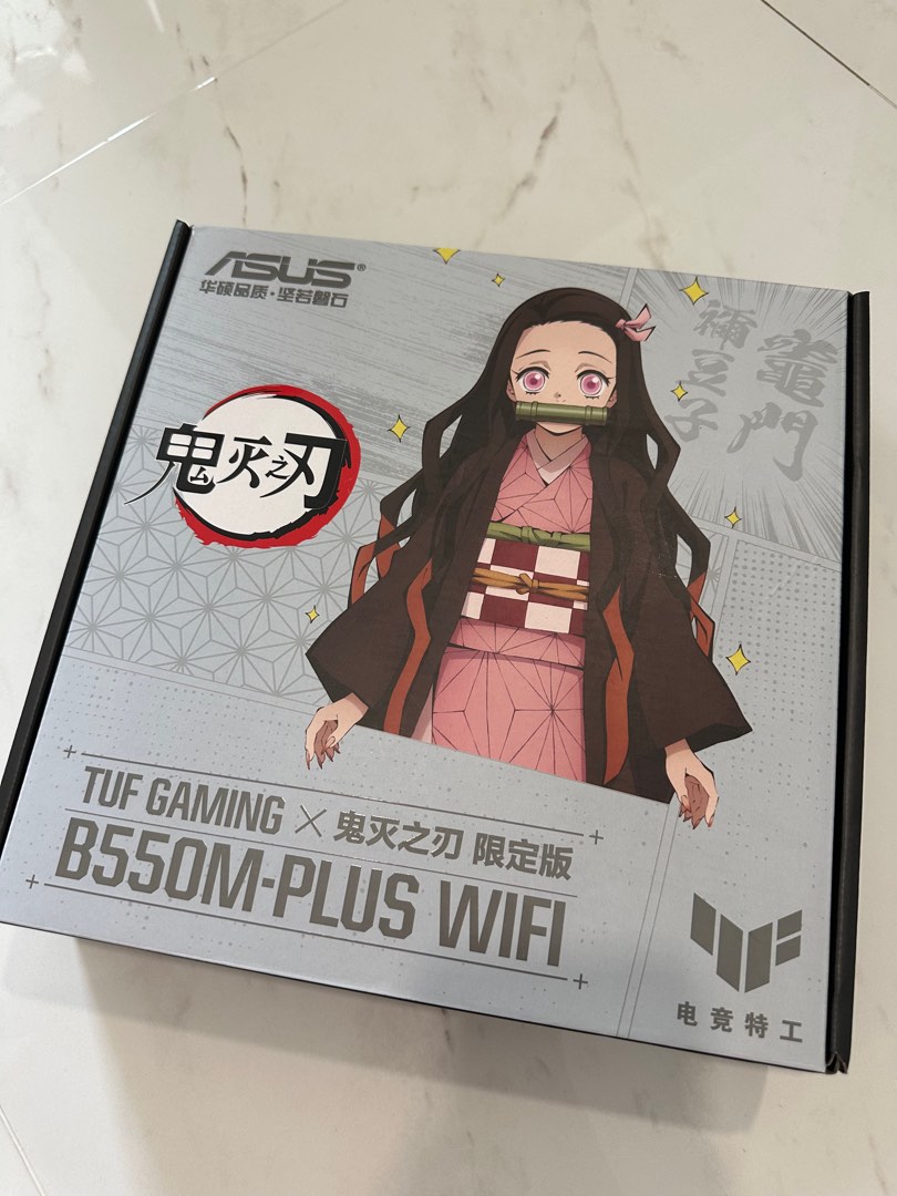 Asus Tuf gaming B550m plus wifi Demon Slayer Kamado Nezuko edition ...